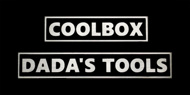 Personalized Aluminum Toolbox Emblem - Etsy