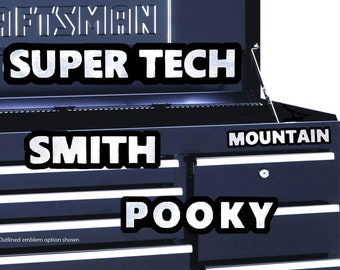 Personalized Aluminum Toolbox Emblem - Etsy