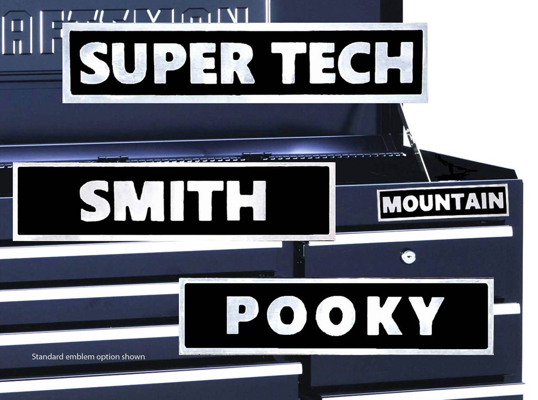 Personalized Aluminum Toolbox Emblem - Etsy