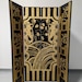 Vintage Art Deco 4 Panel Folding Screen Attributed to Paul Feher - Etsy