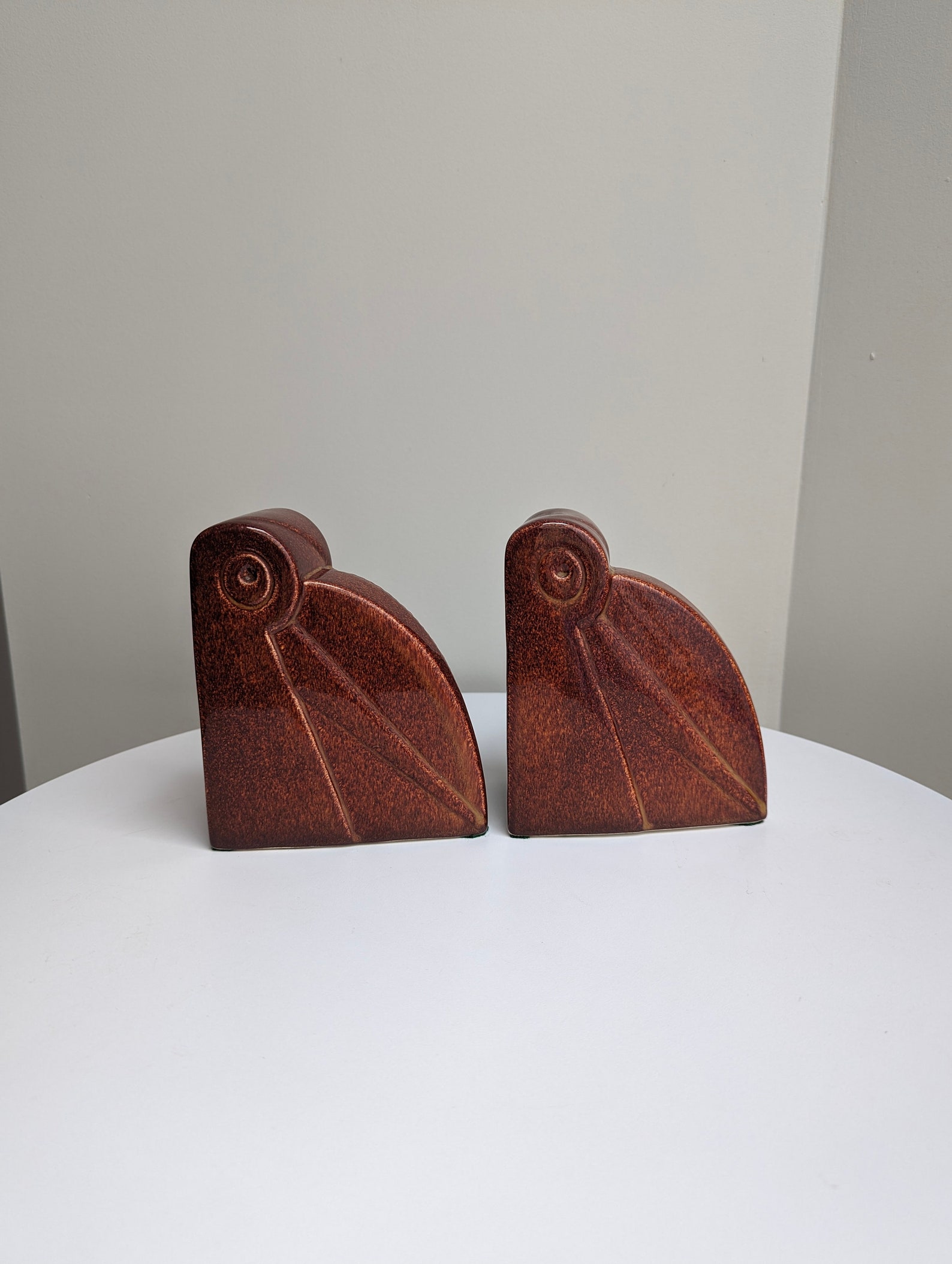 Pelican Bookends Designed by Albert Drexler Jacobson for Cowan Pottery ...