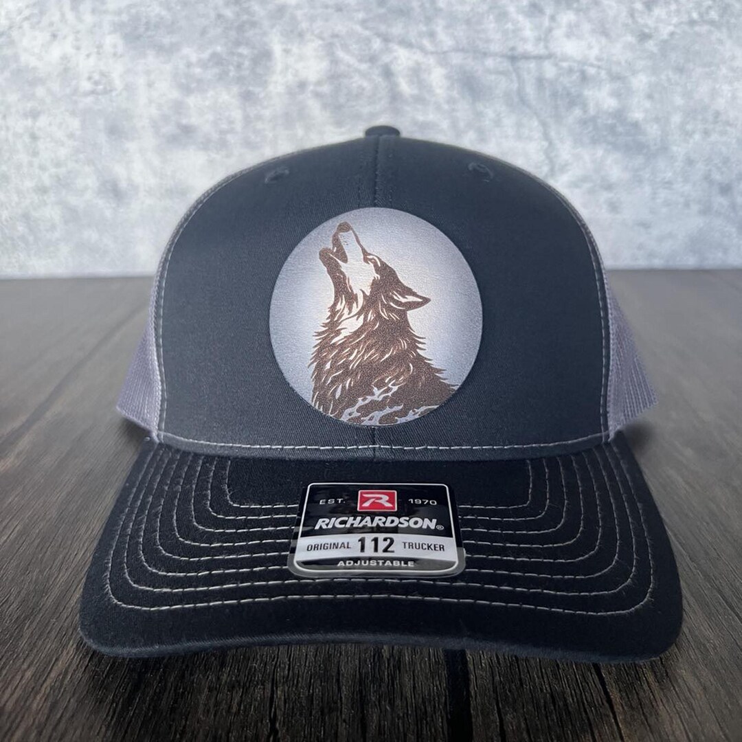 Alpha Wolf Hat - Richardson 112, Howling at the Moon - Etsy