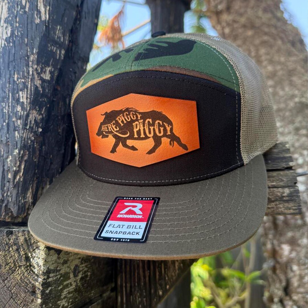 Here Piggy Piggy Hat – Richardson 168 Snapback – Leather Patch Wild ...