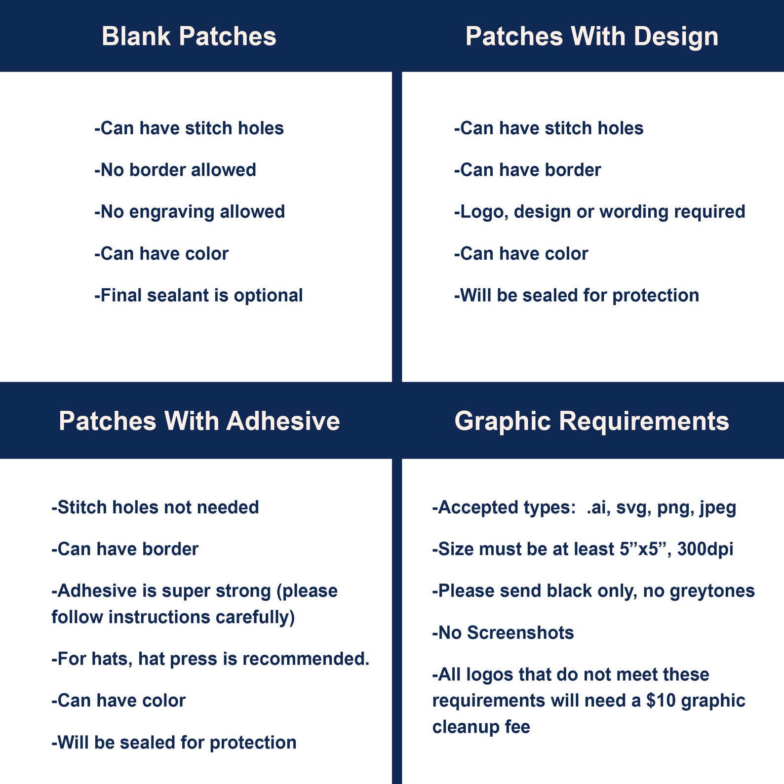 Custom Genuine Leather Patches for Groups, Events, Business, Churches ...