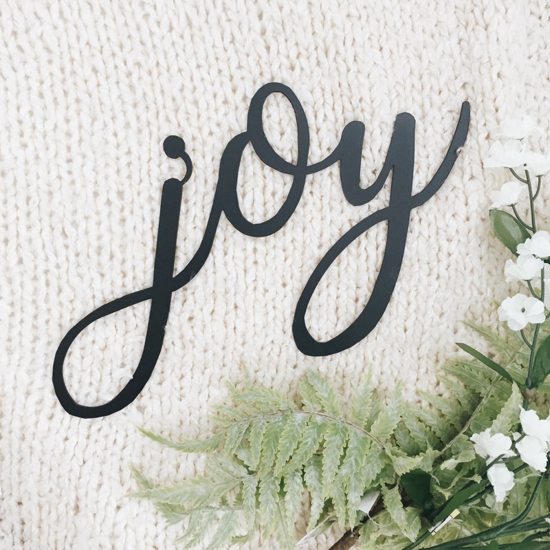 Joy Sign - Etsy