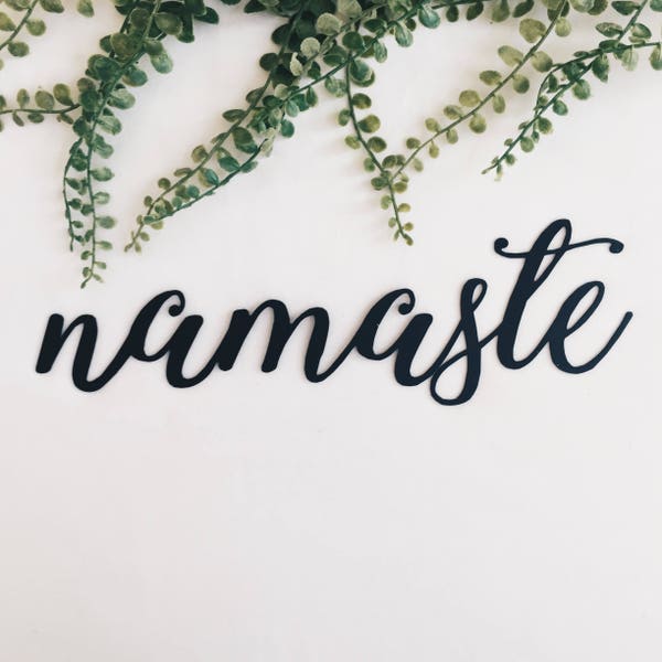 Namaste Sign - Etsy