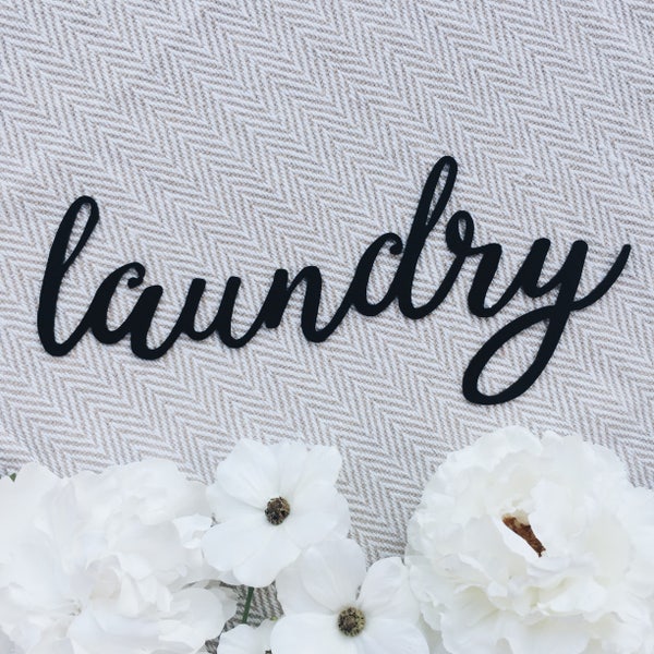 Hanging Laundry Sign - Etsy