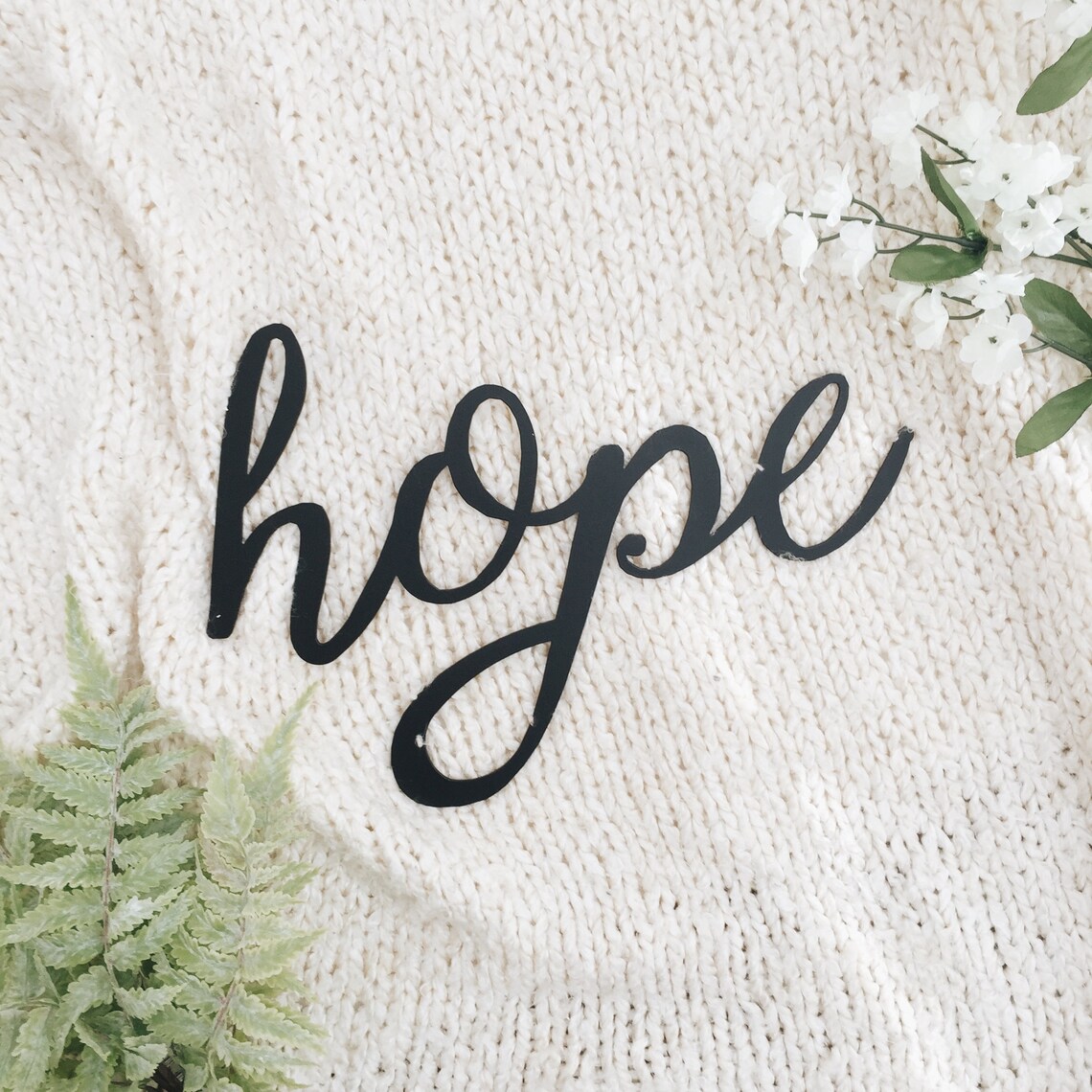 Hope Metal Sign - Etsy