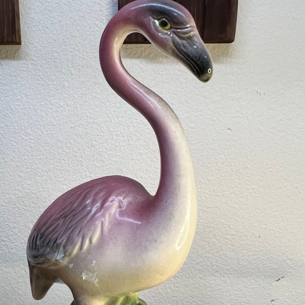 Pink Flamingo Ceramic Figurines - Etsy