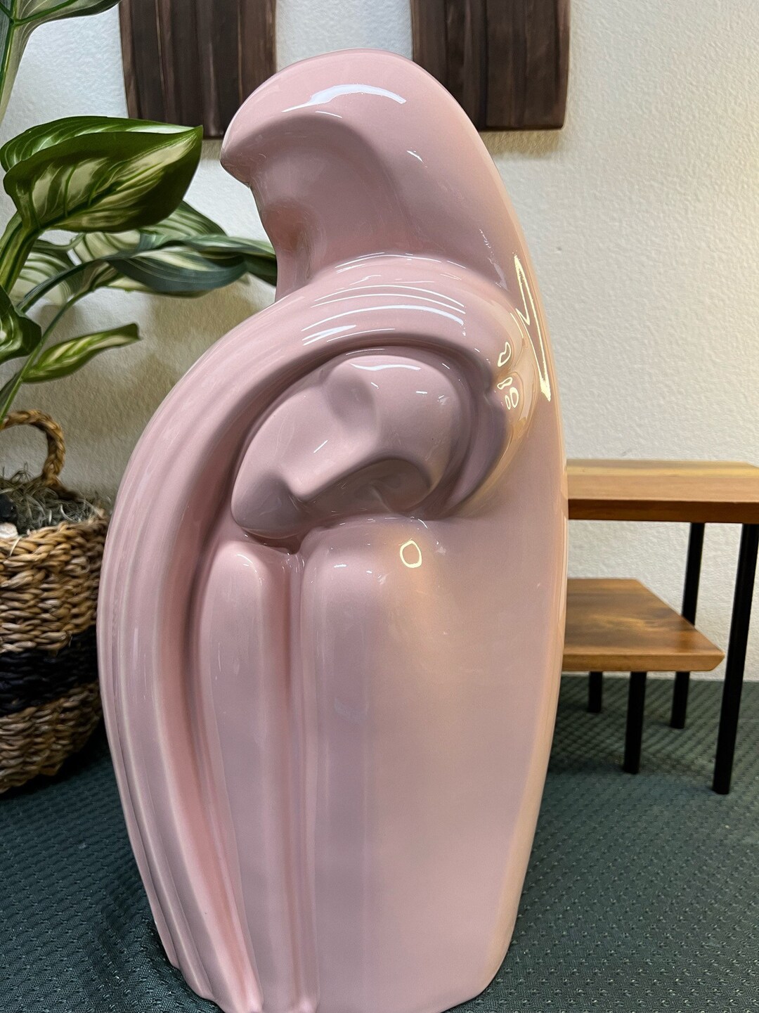 Haeger Pottery Lovers Embrace 6051 Statue Art Deco Large 18 Pink ...