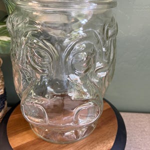 Vintage 1970s Hippo Cookie Jar Libbey Glass Clear House Hippo - Etsy