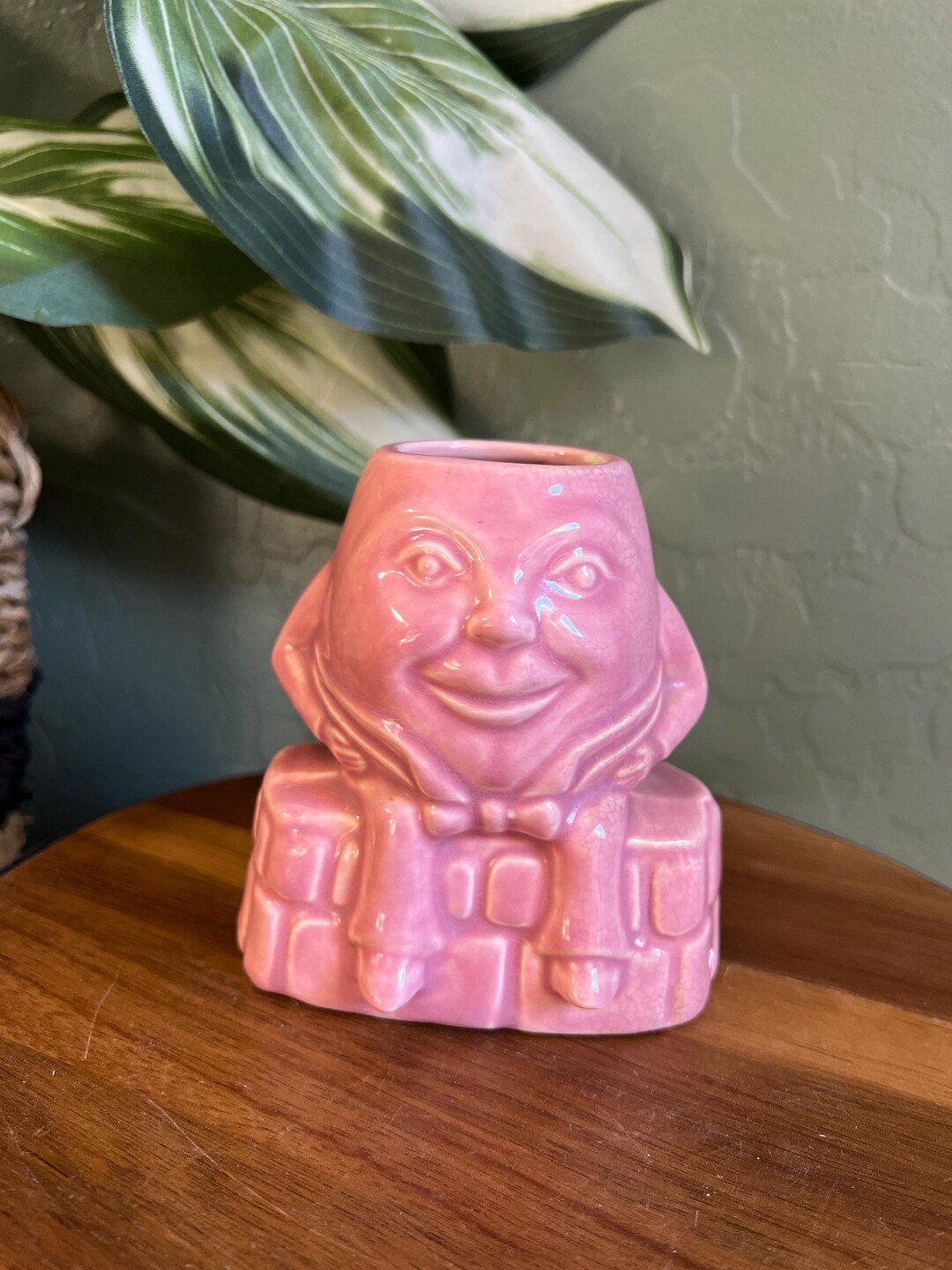 Vintage Mccoy Pottery Pink Humpty Dumpty Planter Made in USA - Etsy