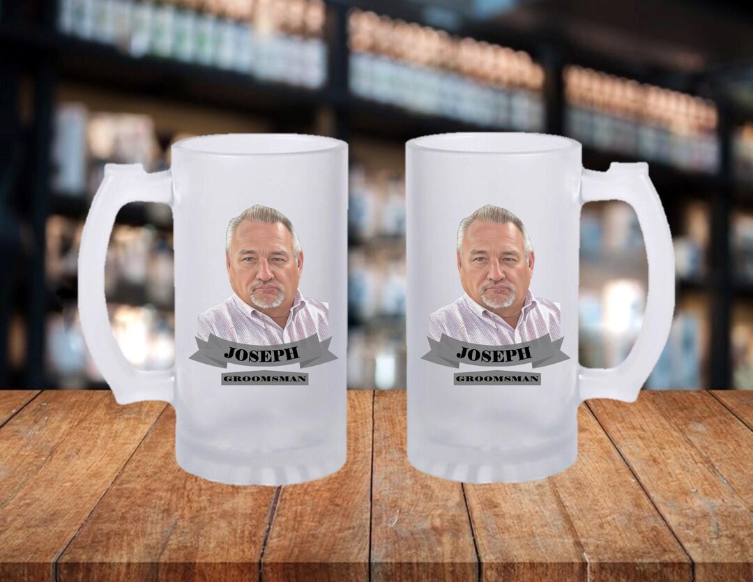 Groomsmen Gift Idea - Frosted Mug, Guy Gift Idea, Wedding Party Gifts ...
