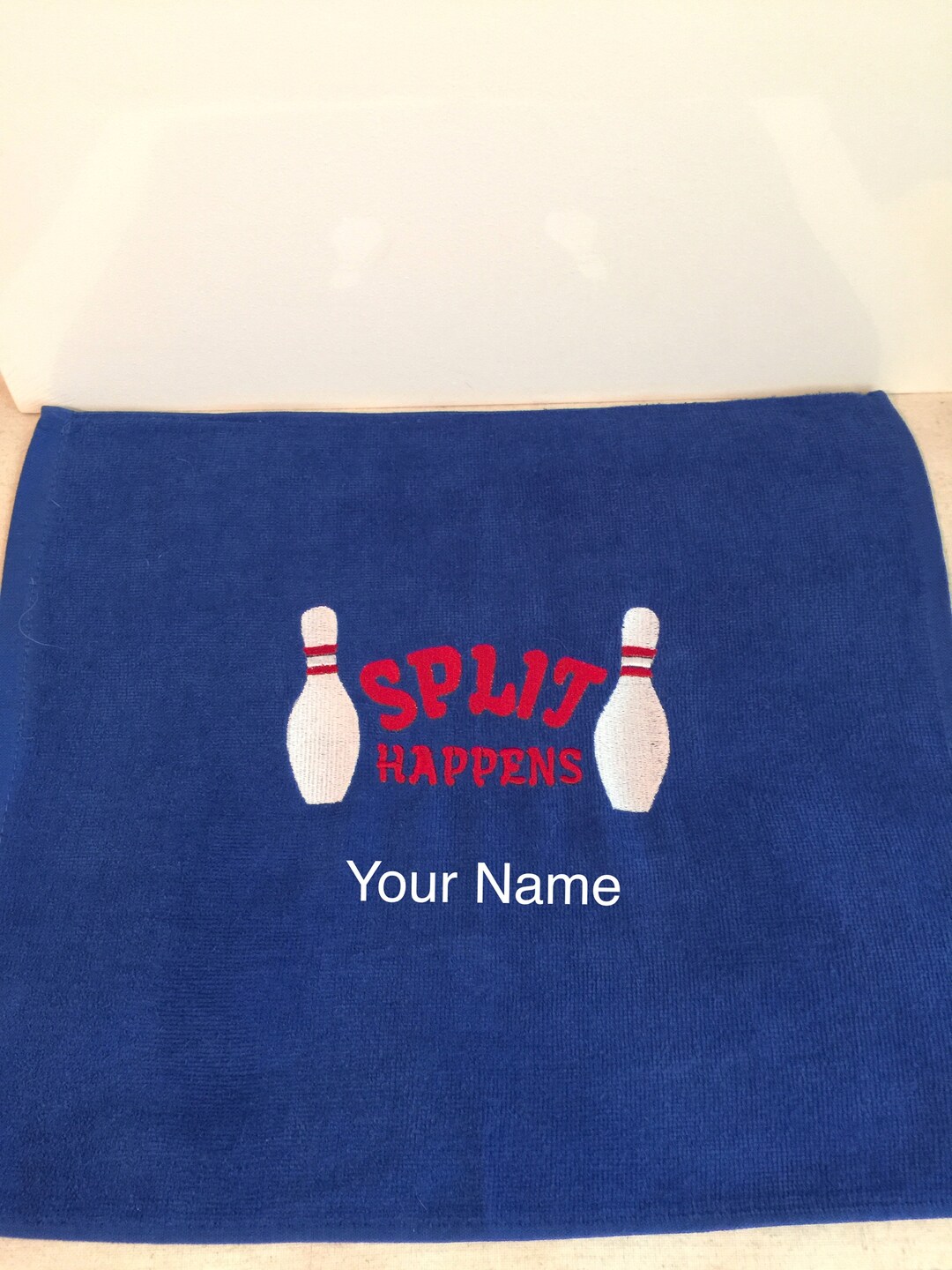 Embroidered Personalized Bowling Towel With or Without Grommet & Hook ...