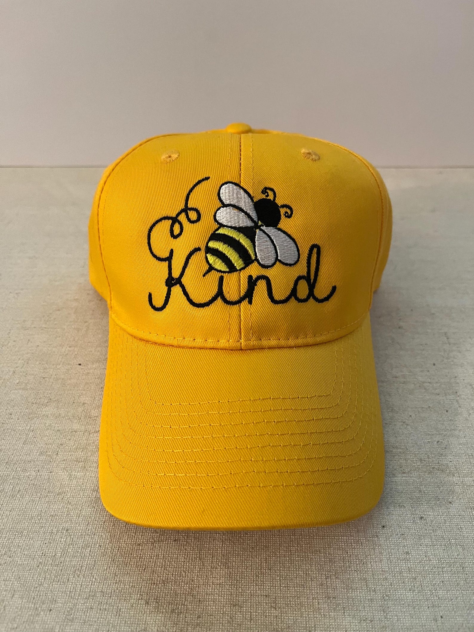 Embroidered Bee Kind Cap - Etsy