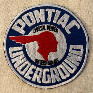 Custom Embroidered Pontiac Sewable Patch - Etsy