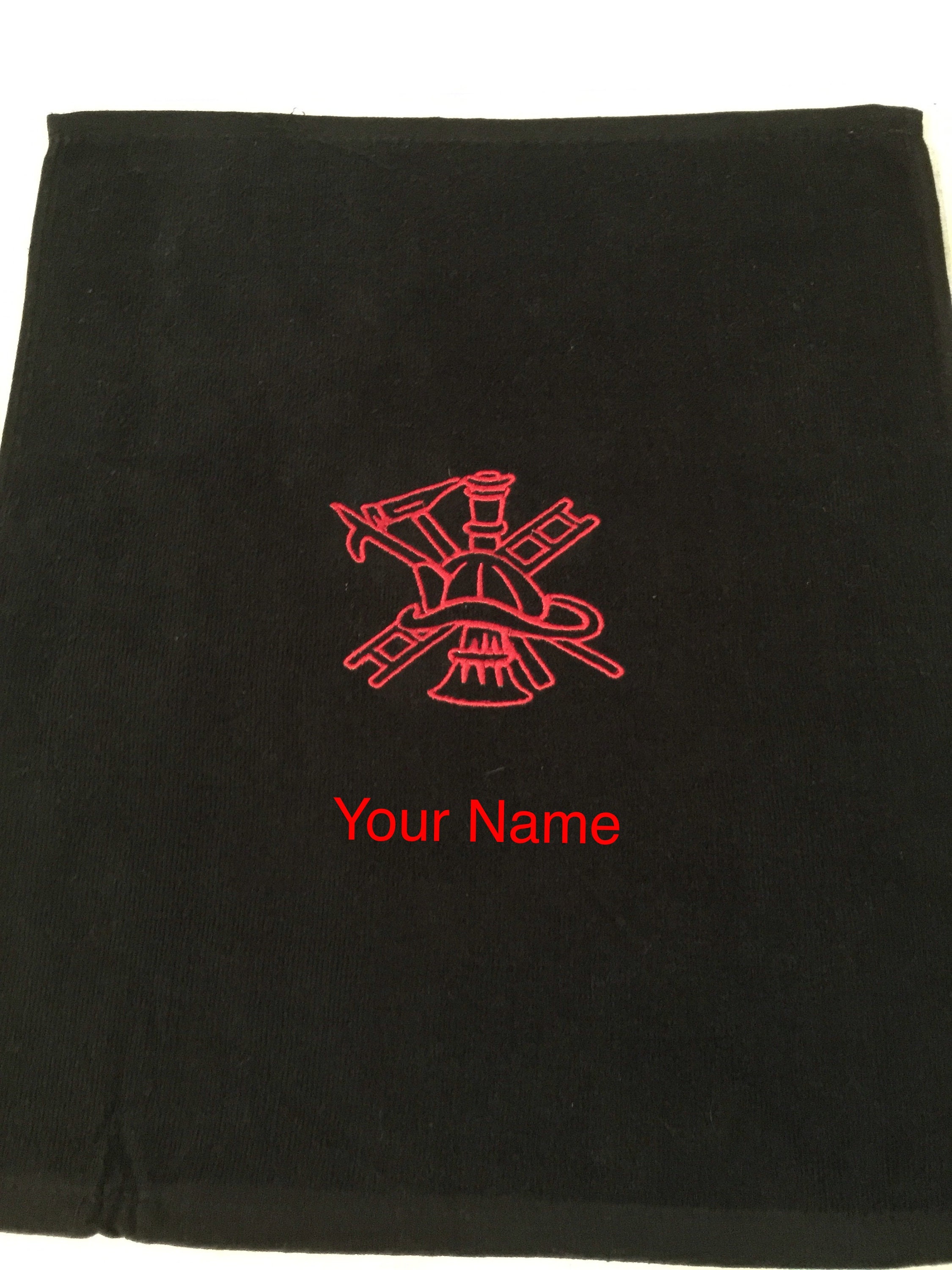 Custom Embroidered Personalized Firefighter Towel With or Without ...