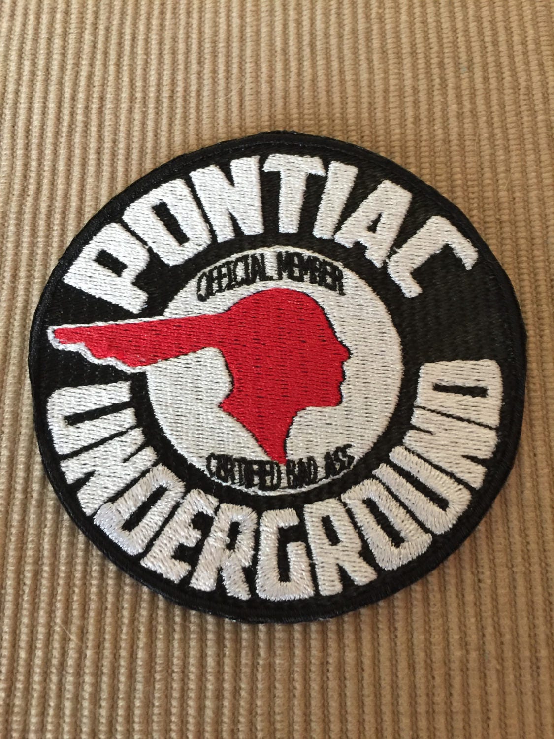 Custom Embroidered Pontiac Sewable Patch - Etsy