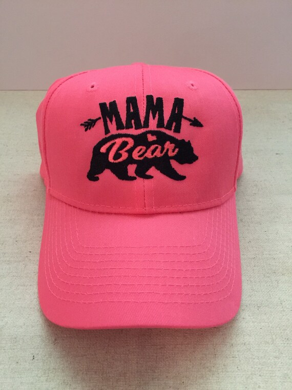 Custom Embroidered Mama Bear Cap - Etsy