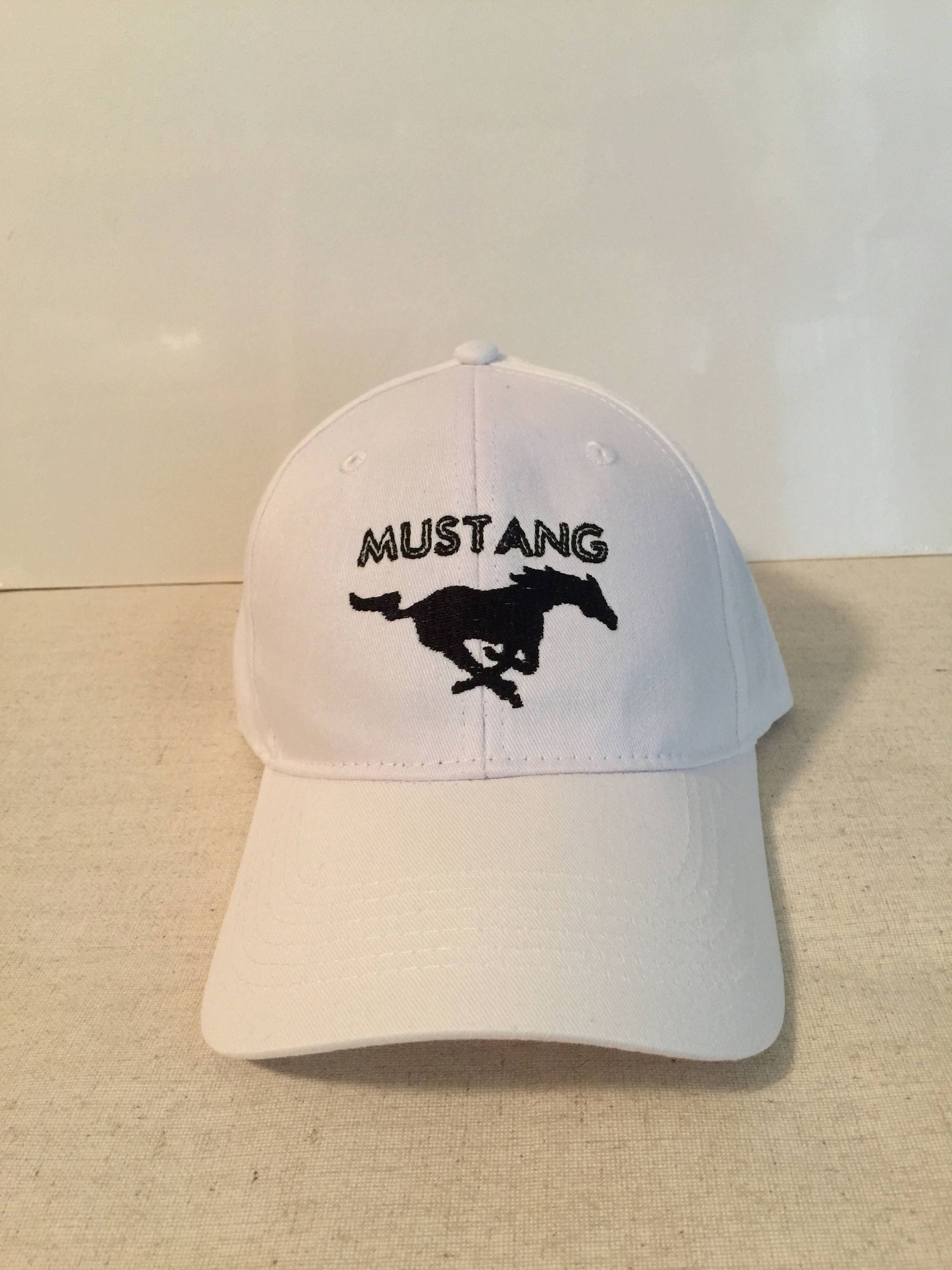 Custom Embroidered Mustang Cap - Etsy