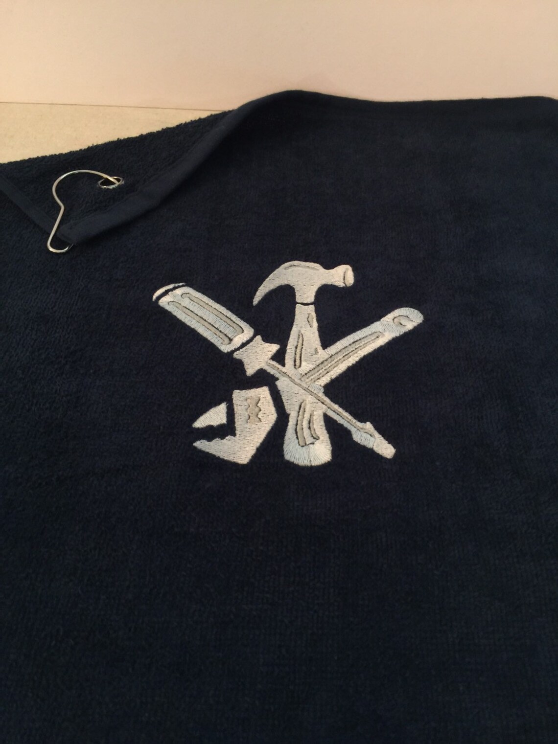 Embroidered Handyman Tool Towel With or Without Grommet & Hook - Etsy