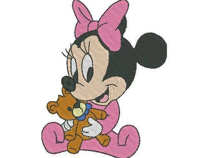 Minnie Mouse Embroidery Design Machine Embroidery Design Instant ...