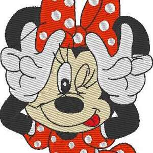 Minnie Mouse Machine Embroidery Designs INSTANT DOWNLOAD - Etsy