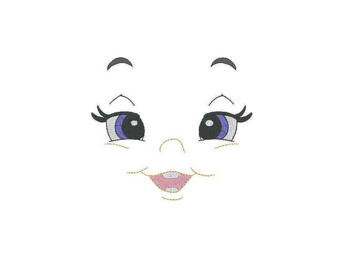 Happy Cute Baby Face Embroidery Machine Designs- Instant Donwload - Etsy