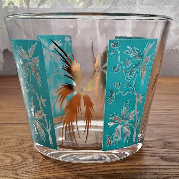 Turquoise Ice Bucket - Etsy
