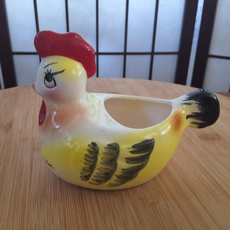 Vintage Made in Japan Josef Orginals Hand-painted Ceramic Yellow ...