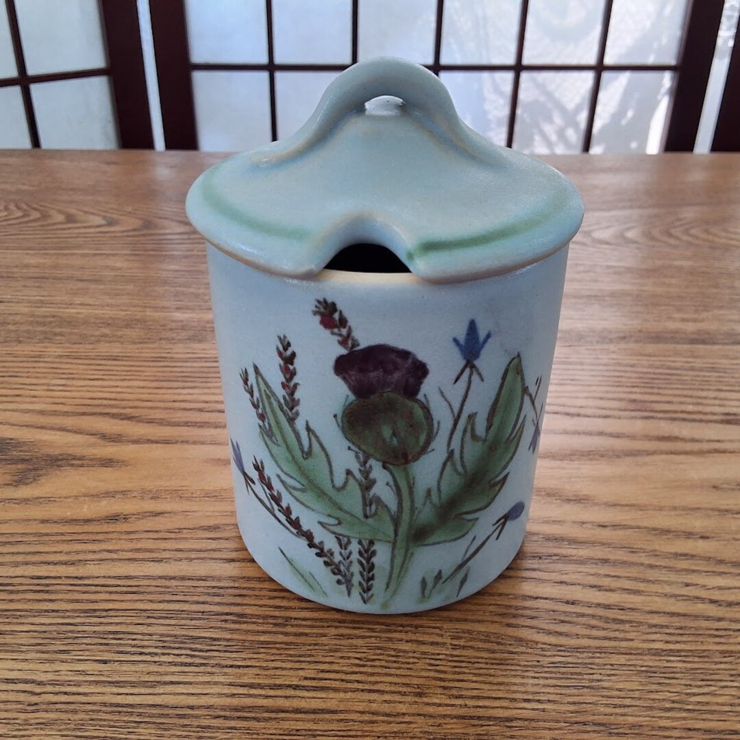 Vintage Buchan Portobello Scotland “thistleware” Stoneware Preserve ...
