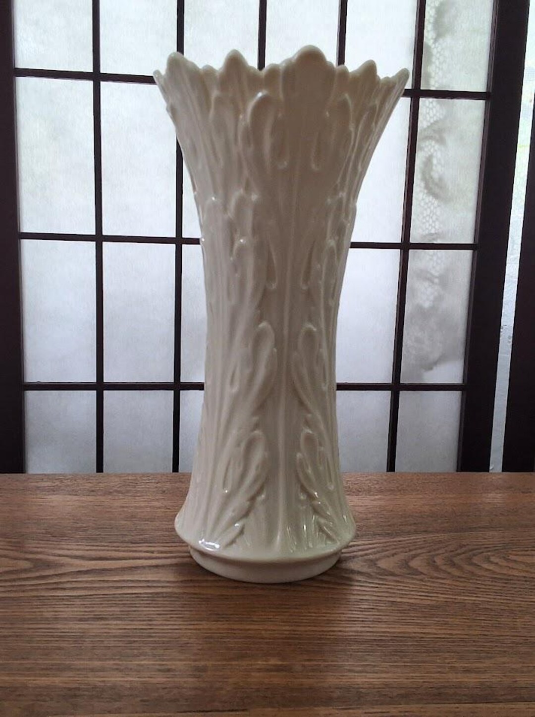 Vintage Lenox U.S.A. ''woodland Collection'' Embossed Leaves Cream ...
