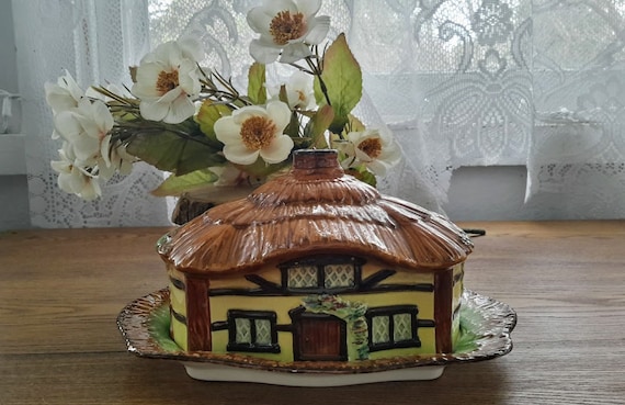 Vintage Ceramic Devon Cobb Cottageware Cheese Server by - Etsy