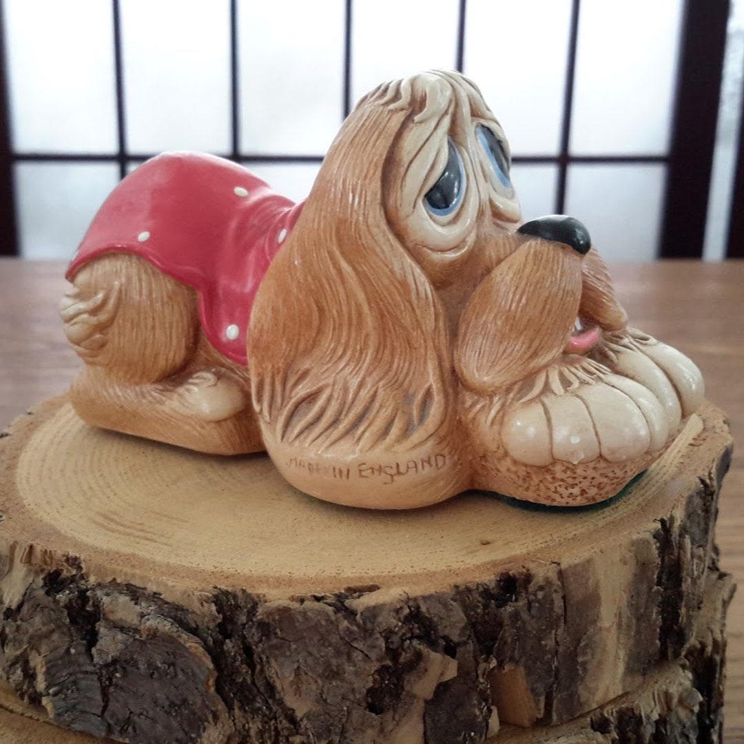 Vintage Stonecraft Pendelfin England ''pooch'' Anthropomorphic Resting ...