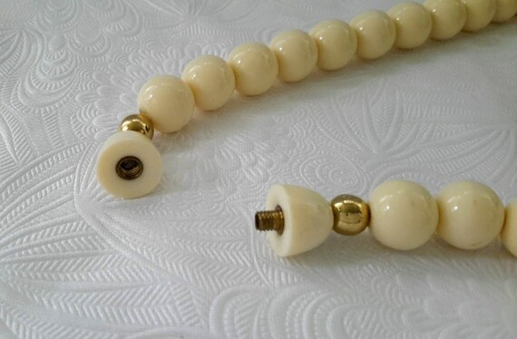 Vintage Safari Style Plastic Ivory Claws Marble Brown… - Gem