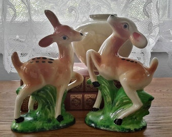 Painted Ceramic Deer - Etsy