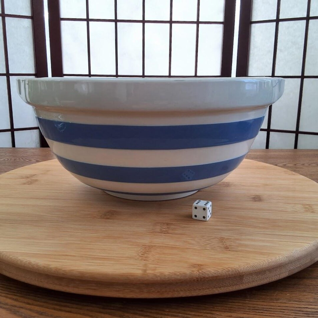 Vintage T.G. Green England cornishware Kitchen' White Ironstone Blue ...