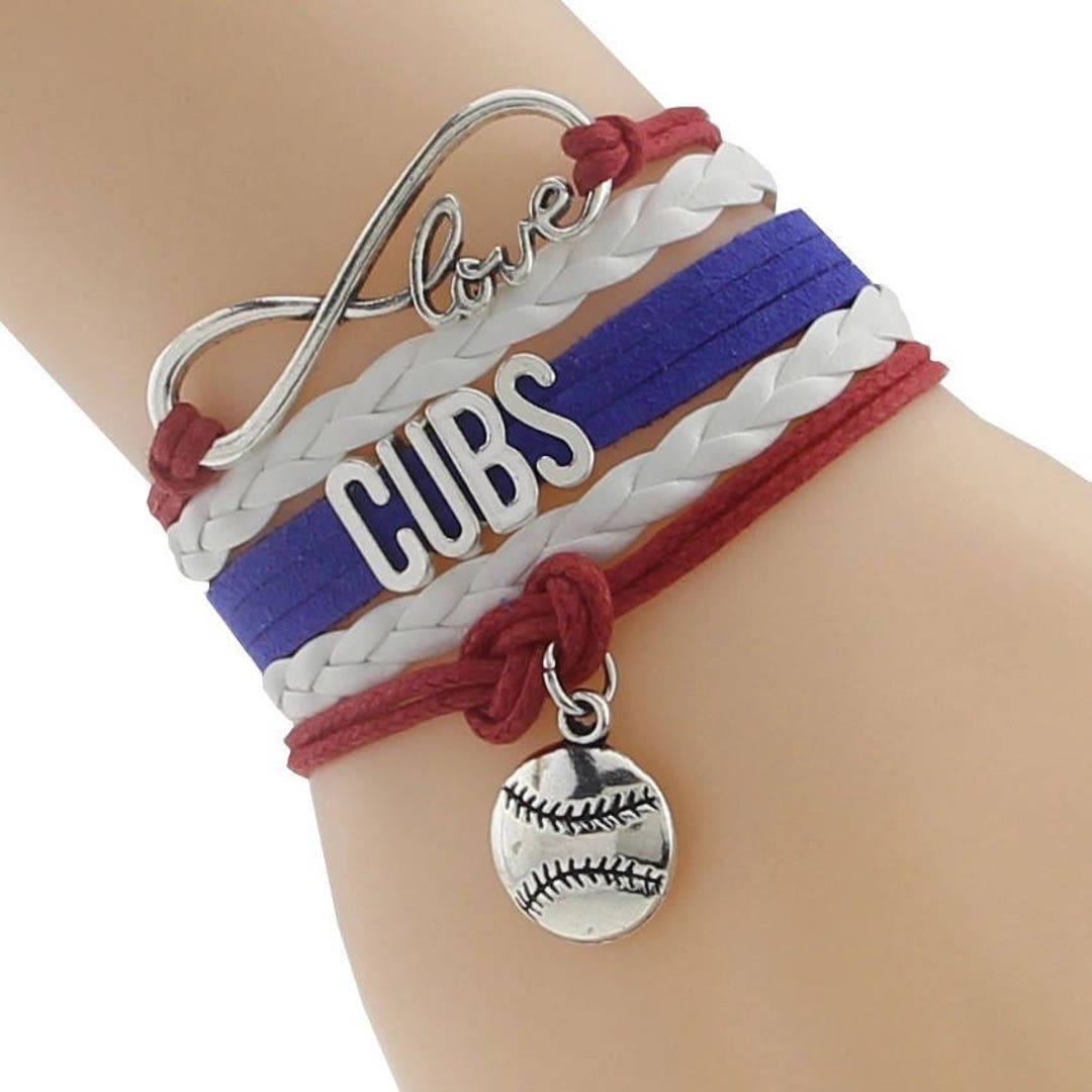 Chicago Cubs Bracelet - Etsy