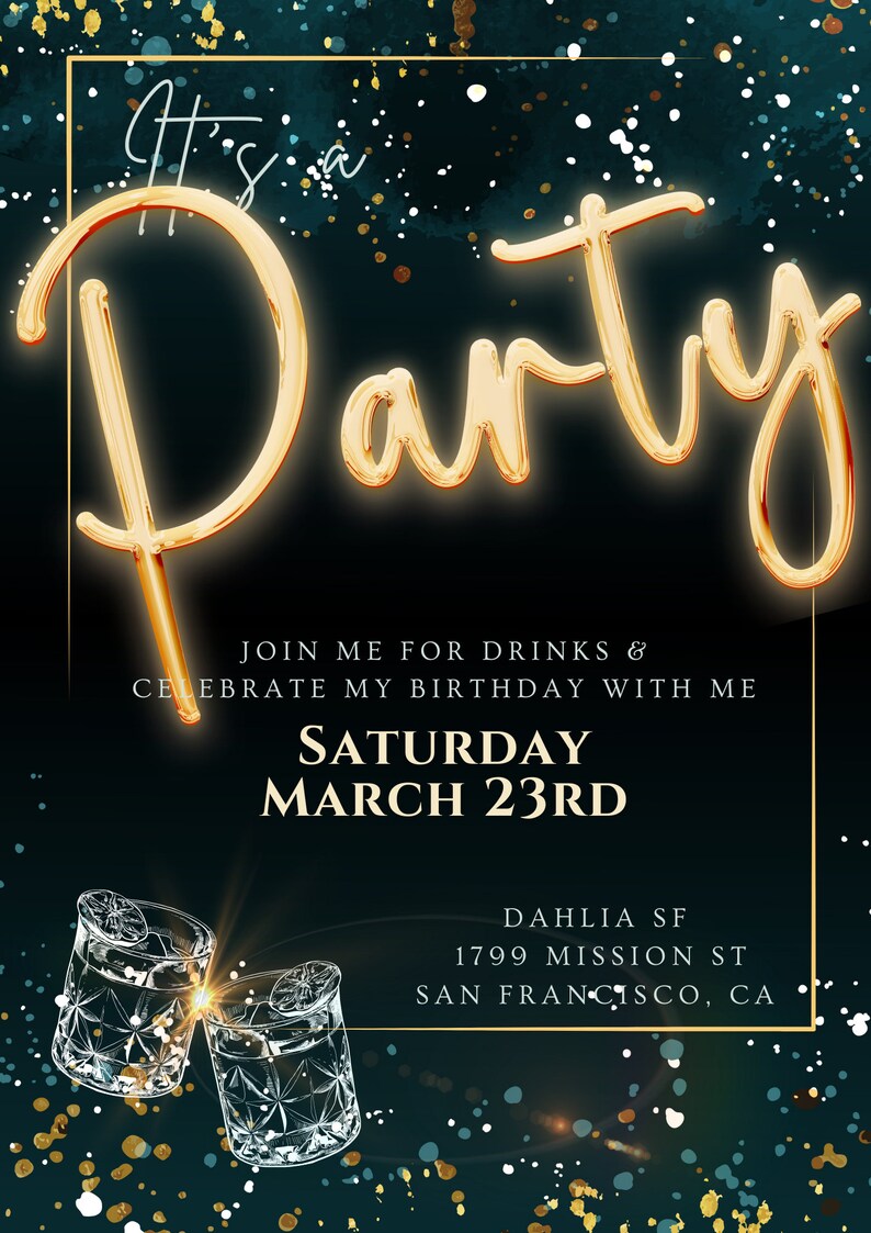 Personalized Invitation for Any Occasion | Birthday, Dinner Party, Get ...