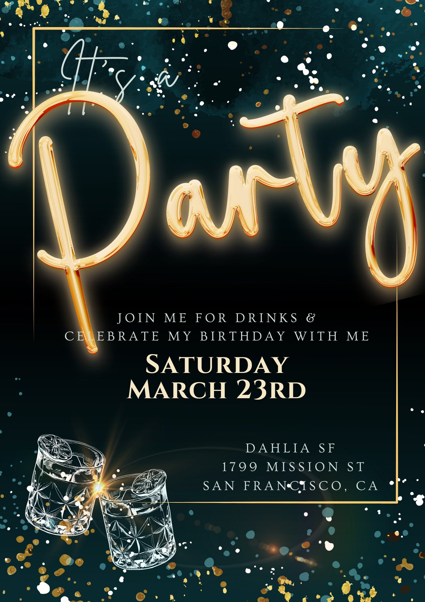 Personalized Invitation for Any Occasion | Birthday, Dinner Party, Get ...