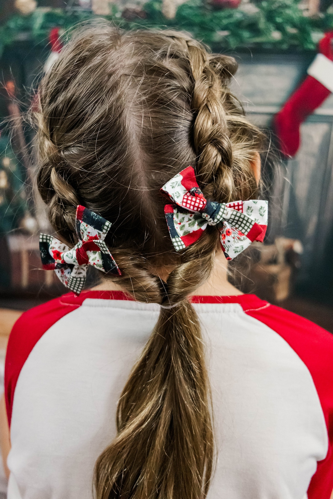 Cotton Fabric Bows - Patchwork Baby Bow - Etsy