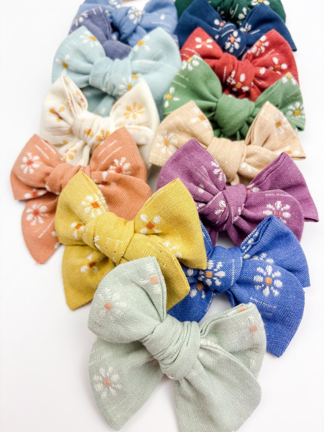 Baby Girl Spring Hair Bow - Toddler Girl Easter Hair Clips - Etsy