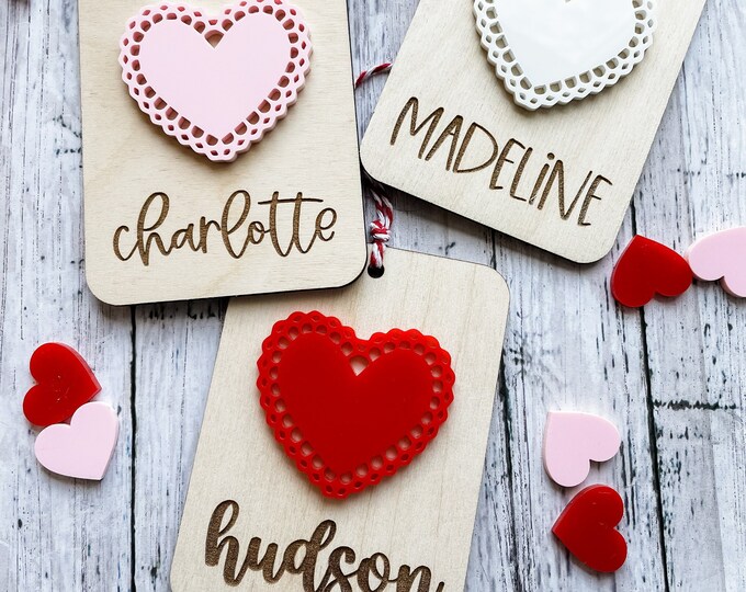 Valentine's Day Gift Tag, Valentine's Name Tags, Valentine's Day Class ...