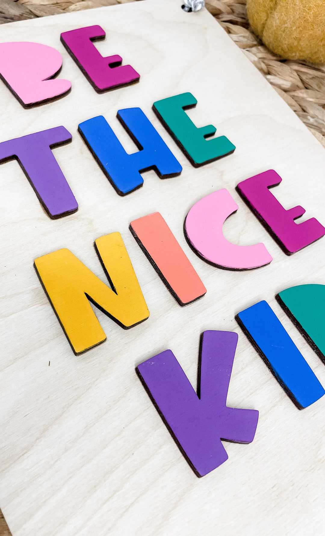 Be the Nice Kid Sign, Classroom Decor, Teachers, Kindness Sign, Baby ...