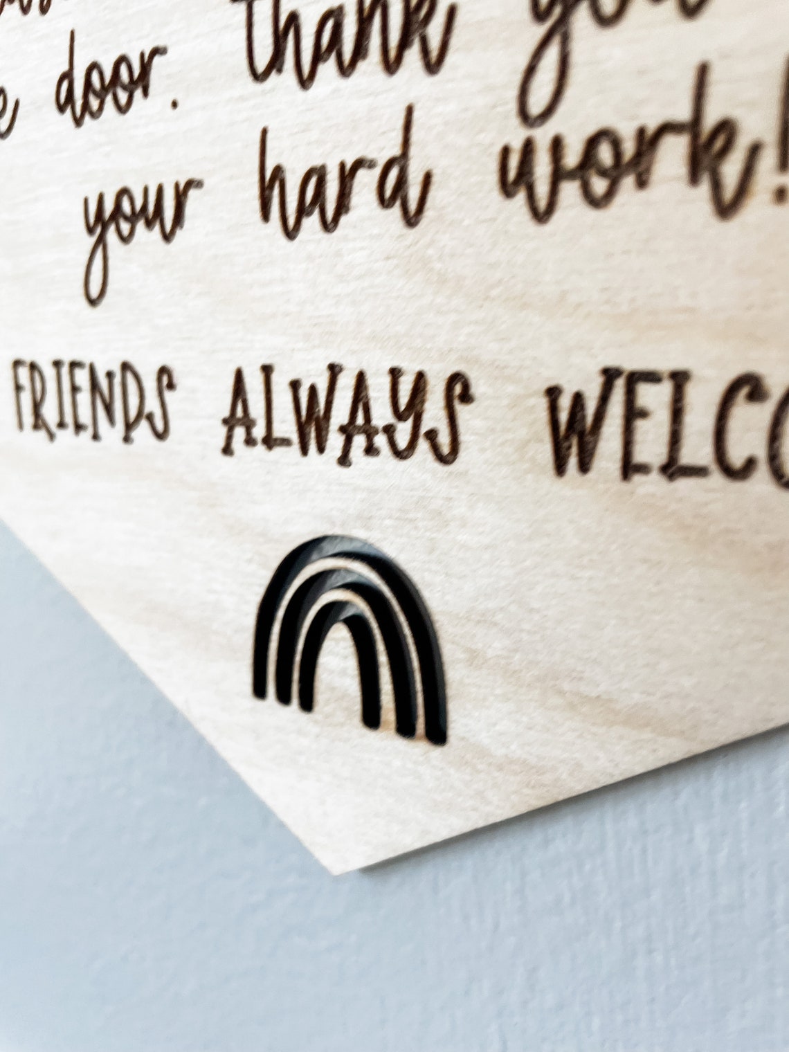 No Soliciting Sign Funny Door Sign Thank You Front Door - Etsy