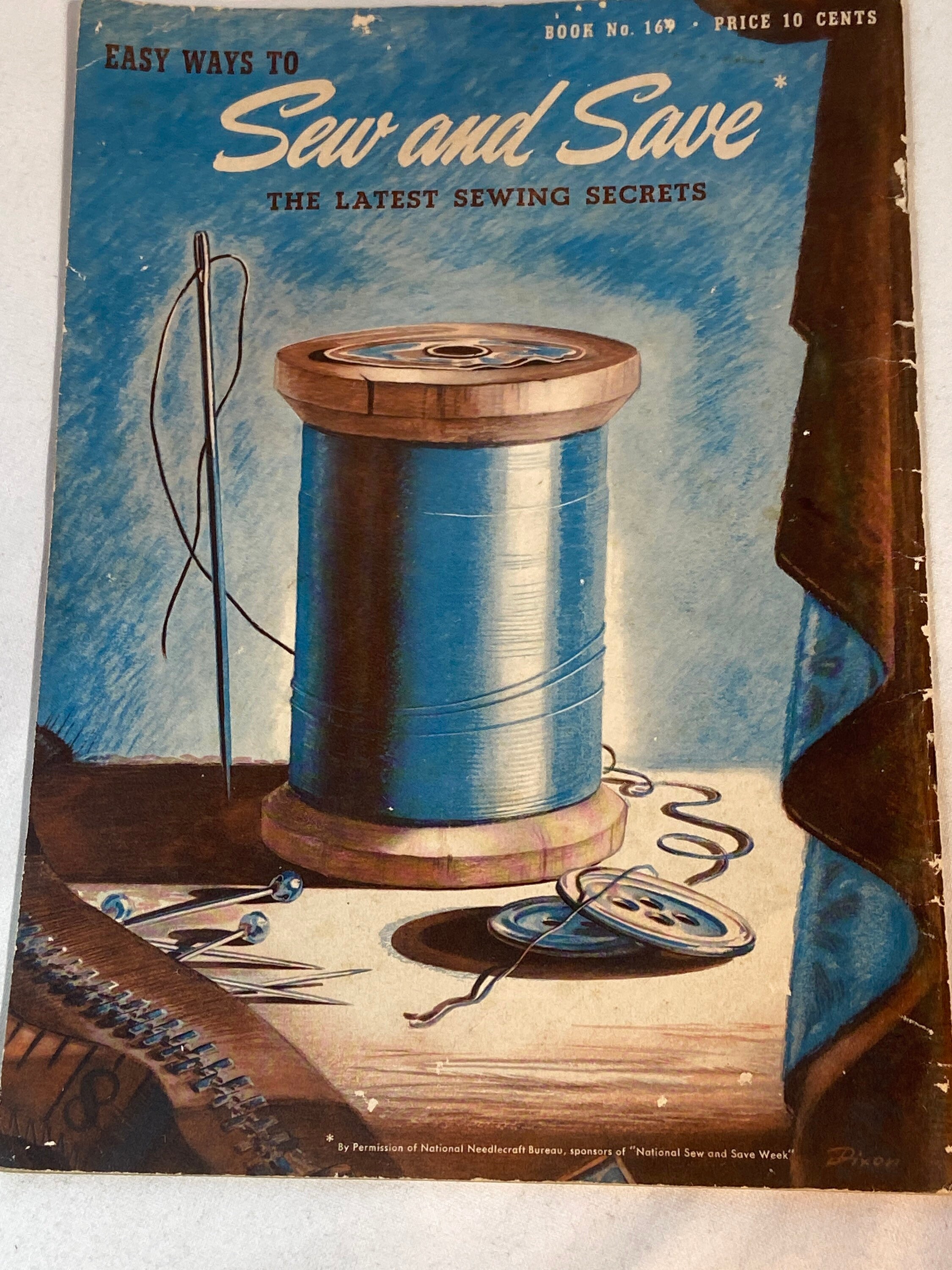 Vintage Sewing Items Sew and Save Book and Sewing Susan | Etsy