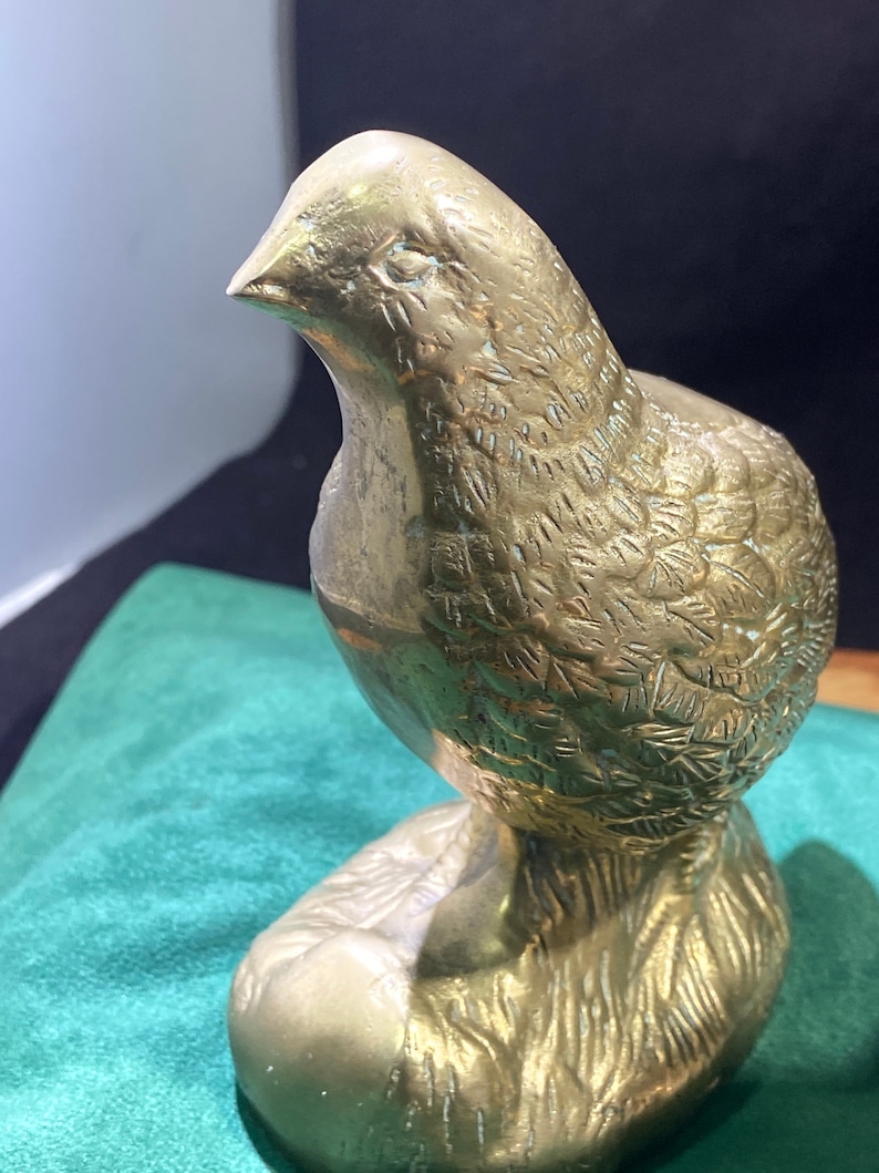 Brass Bird Pair Figurines Partridge or Quail Figurine Set | Etsy