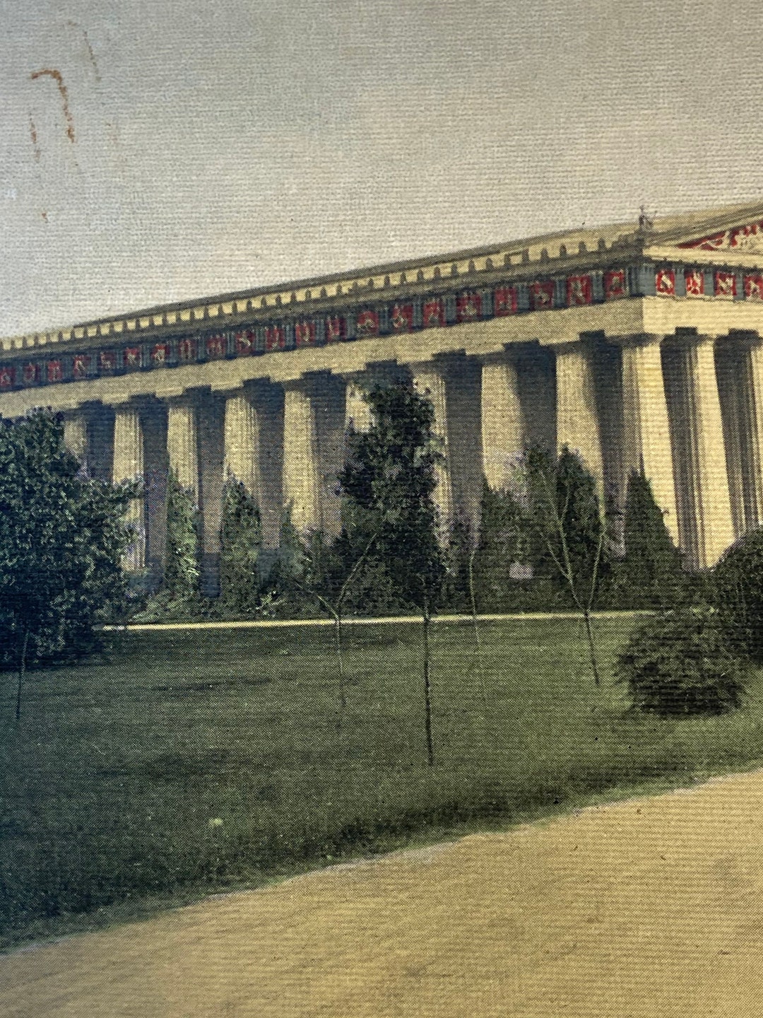 Nashville Parthenon Print, Vintage Color Parthenon Print Centennial ...