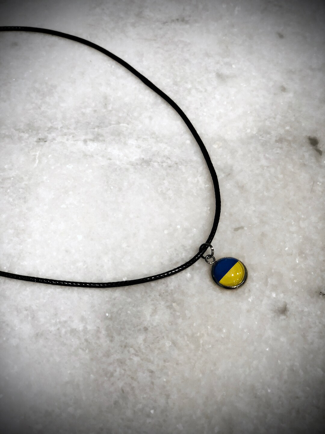 Ukraine Flag Necklace Ukraine Jewelry Stand With Ukraine Support ...