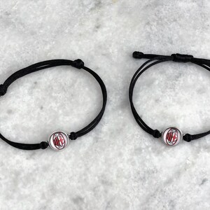 Soccer Team Bracelets - Soccer Badge Charm - AC Milan, Juventus ...